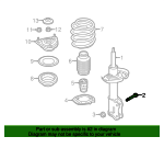 54645-2H000 - Strut Mount Bolt 2010-2025 Kia | Kia.Parts Store
