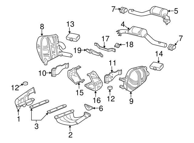 2005-2008 Porsche 911 Muffler 997-111-221-03 | Sunset Porsche Parts