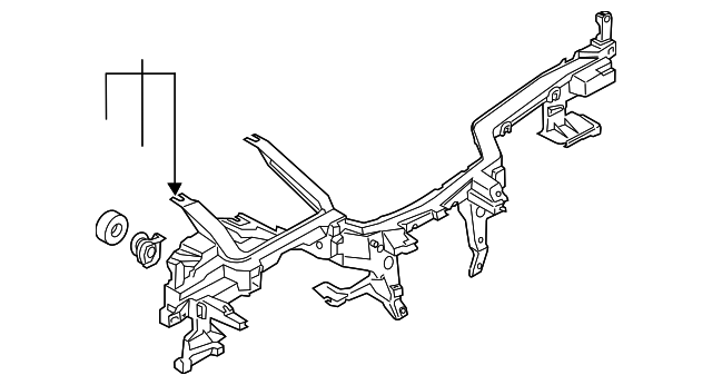 Genuine BMW 51-45-9-297-646 | Reinforced Beam | FREE Shipping on Most ...