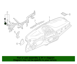 Genuine BMW 07-14-9-321-593 | Reinforced Beam Insulator | FREE Shipping ...
