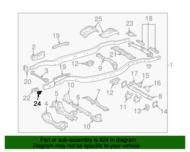 2008-2021 Toyota Land Cruiser Tow Hook 51963-60060 | Toyota Parts Center
