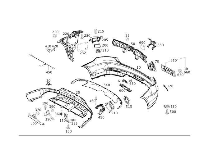 2016-2019 Mercedes-Benz Protective Plate 292-884-02-00 | MB OEM Parts