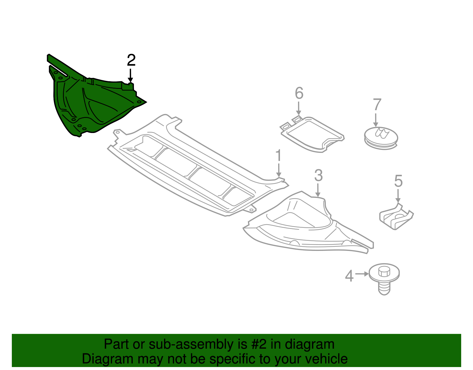 51718054282 - 2015-2020 BMW Under Cover (51-71-8-054-282) | BMW of ...
