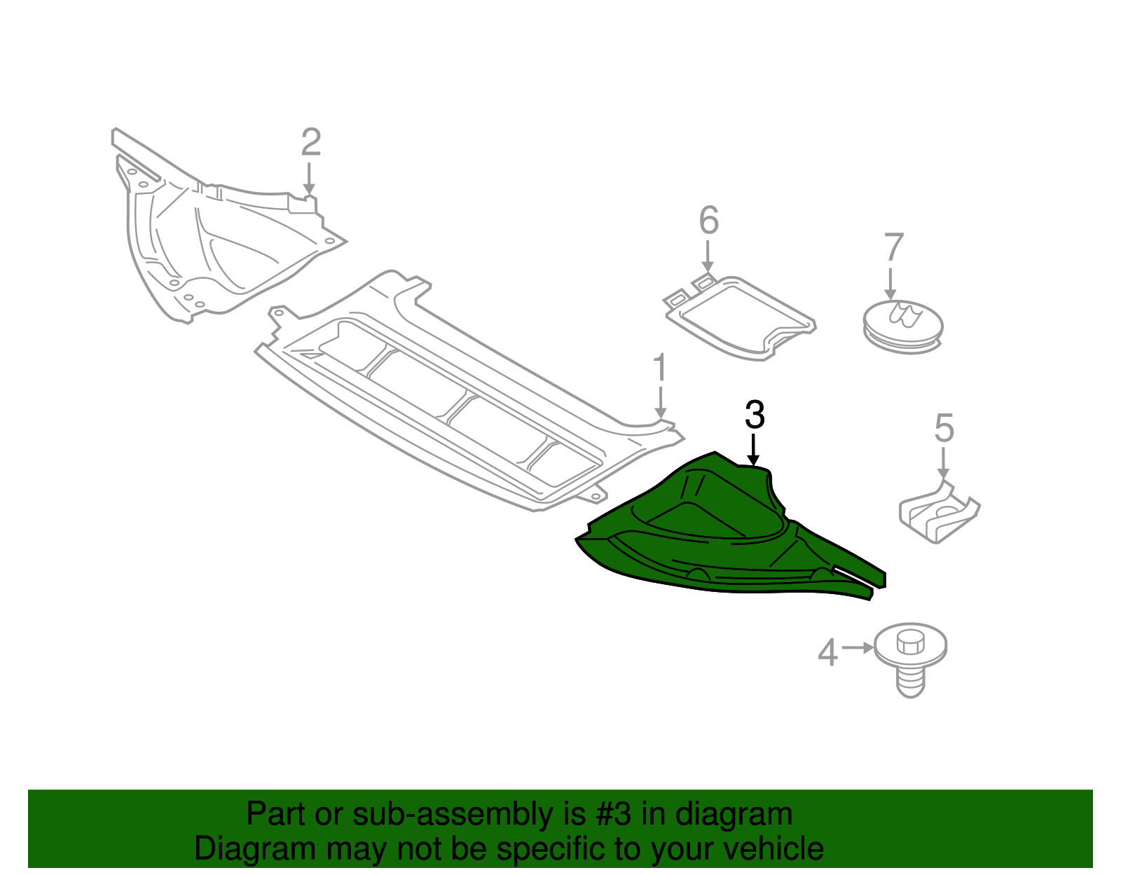 51-71-8-054-281 - Deflector lip left 2012-2020 BMW | AutoNation Parts