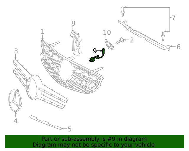 000-905-44-07 - Camera 2020-2023 Mercedes-Benz | Mercedes-Benz USA Parts