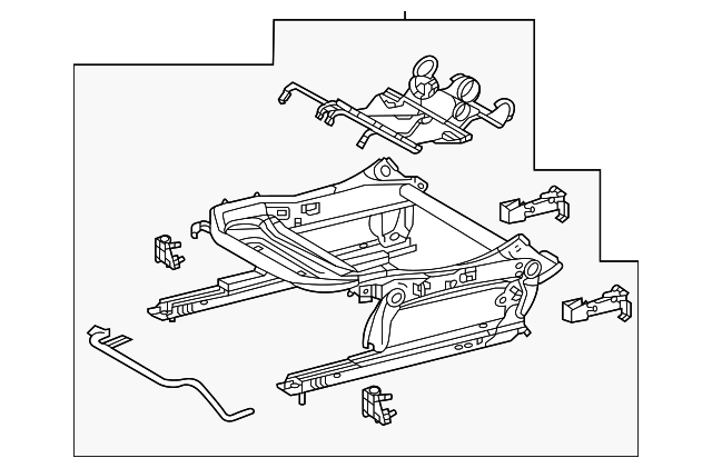 2021-2023 Toyota Sienna Seat Adjuster 71610-08060 | Toyota Parts Center