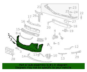 2022-2023 Cadillac CT4 F Fascia 85153557 GM | GMPartsDirect.com