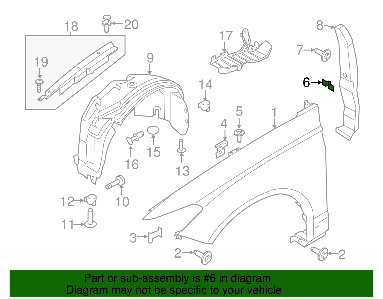 Genuine OEM Ford Part - Rear Bracket DS7Z-16K039-A | Genuine OEM Ford ...