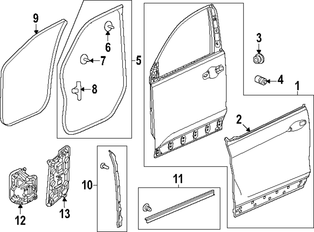72361-T90-A01 - 2023-2025 Honda Pilot - Barrier | Genuine Honda Parts