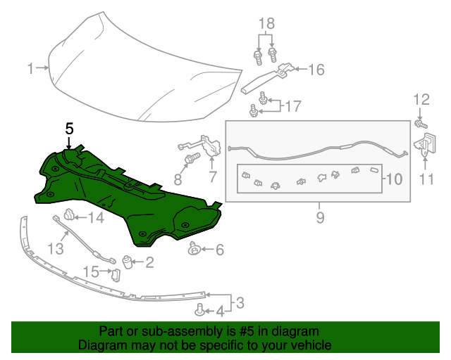 74141-THR-A00 - Insulator 2018-2024 Honda Odyssey | Honda Parts Online