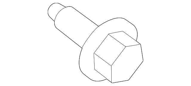 2012-2018 Ford Turbocharger Coolant Line Bolt -W715499-S900 | OEM Parts ...