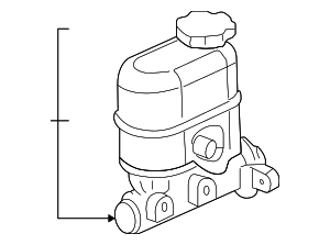 2005-2007 GM Brake Master Cylinder 19432749 GM | GMPartsDirect.com