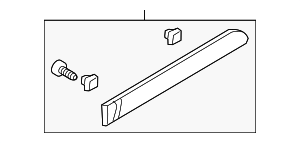 87722-2K000 - Body Side Molding 2010-2013 Kia Soul | Kia.Parts Store
