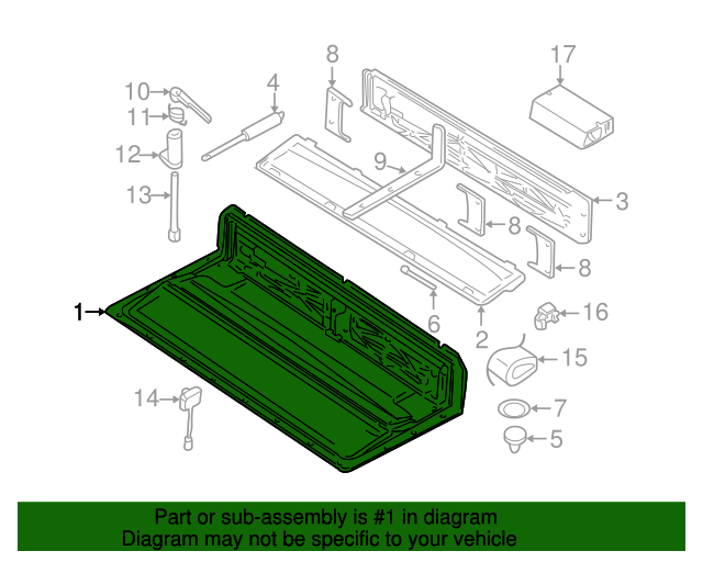 54347202897 - 2004-2010 BMW Compartment Box (54-34-7-202-897) | BMW of ...