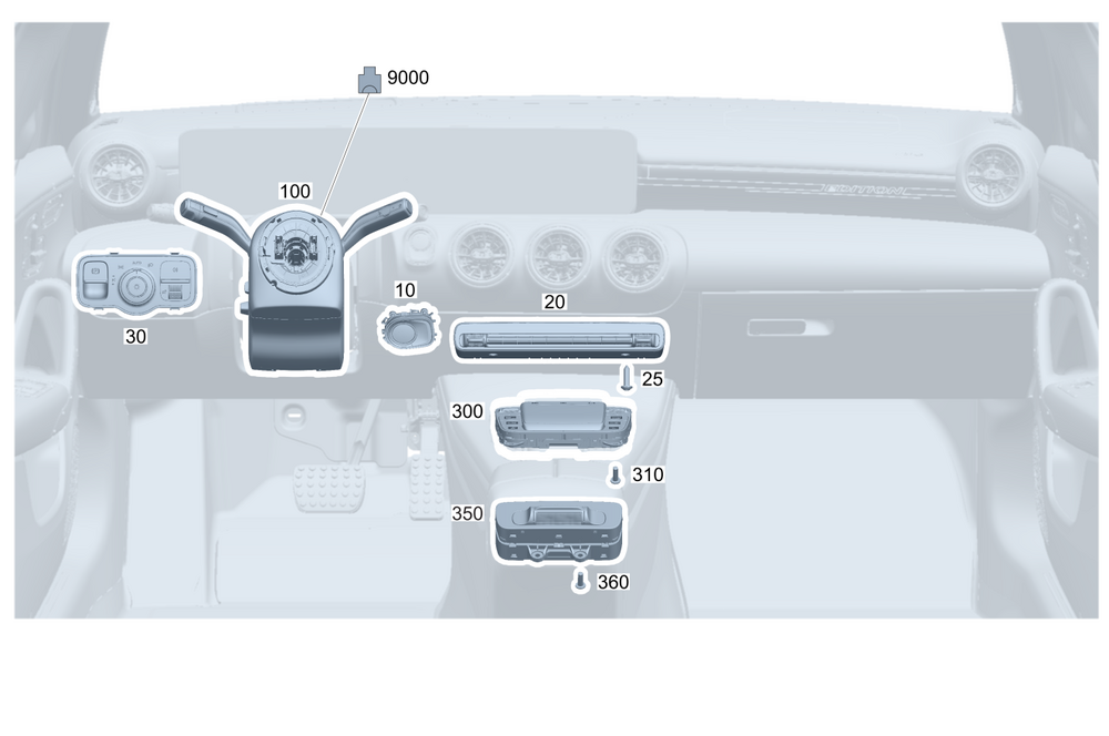 167-905-49-01 - Button Switch 2002-2026 Mercedes-Benz | Mercedes-Benz ...
