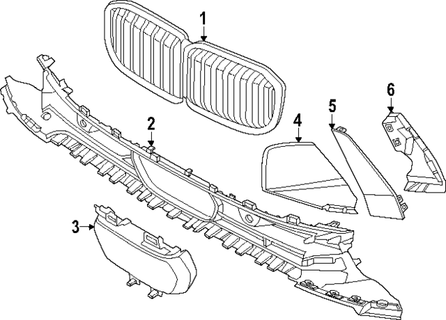2023-2024 BMW X7 Bracket 51119853943 | OEM Parts Online