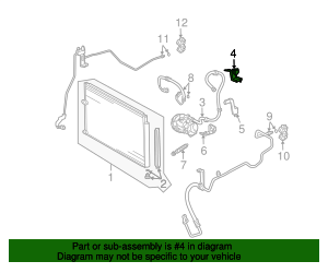88688-47100 - Compressor Bracket - 2004-2009 Toyota Prius | Nucar ...