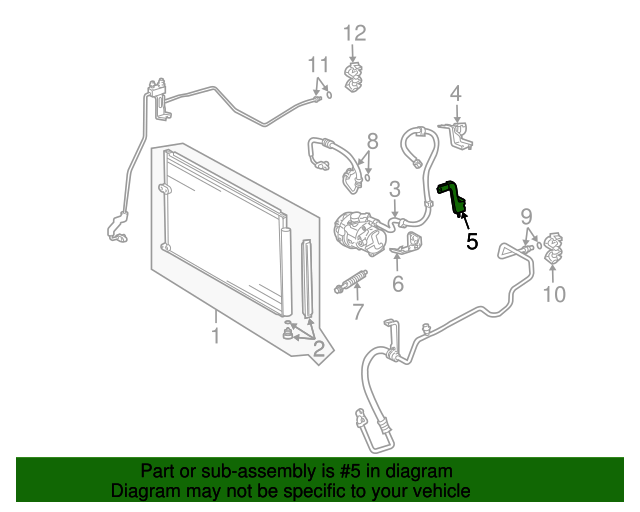 2004-2009 Toyota Prius Compressor Bracket 88688-47090 | Toyota Parts Center