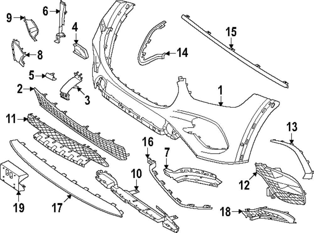 2024 Mercedes-Benz GLE 53 AMG® Lower Cover 167-885-25-10 | Mercedes-Benz Premier Parts