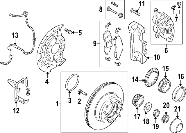 Genuine OEM Ford Part - Splash Shield PC3Z-2K004-A | Genuine OEM Ford ...