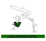 2021-2024 GM Front Stabilizer Shaft Clamp 84605731 GM | GMPartsDirect.com