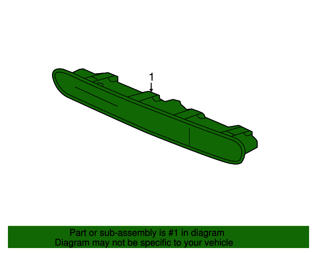 2016-2024 Chevrolet Camaro High Mount Stop Lamp 84165755 | OEM Parts Online
