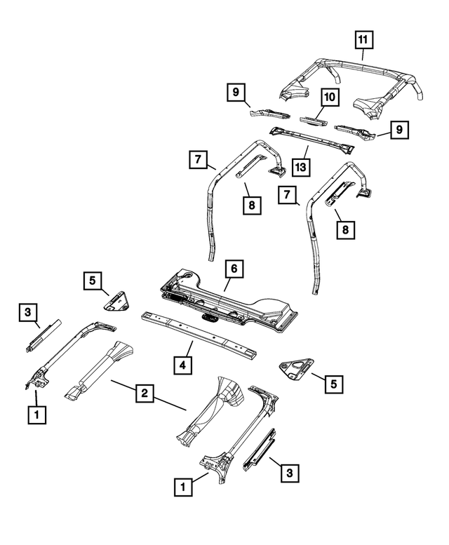 2007-2018 Jeep Sport Bar 55395485AE | Mopar Estores