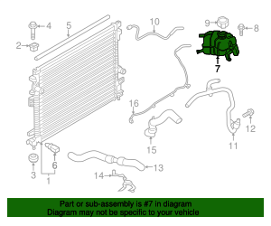 2015-2023 Ford Reservoir Tank F2GZ-8A080-A | OEM Parts Online