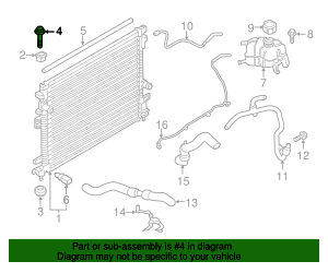 F2GZ-8A193-A - Radiator Mount Bracket 2015-2021 Ford | Ford OEM Parts ...