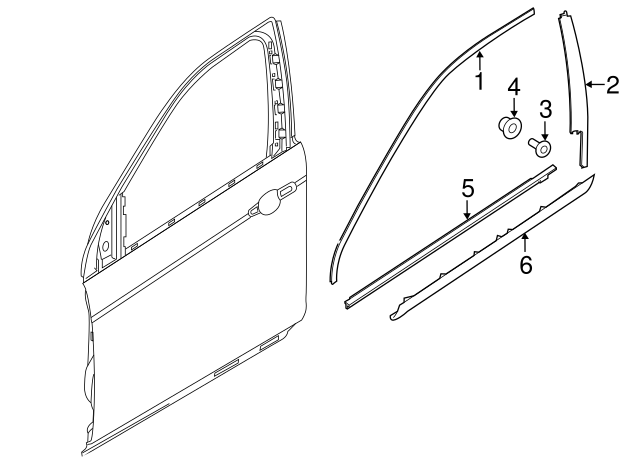 2015-2019 Land Rover Discovery Sport Side Molding LR116796 | OEM Parts ...