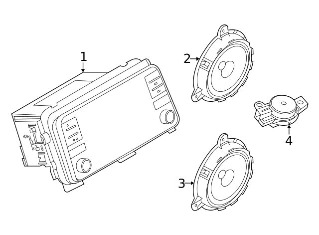2591A-5RL1D - Display System 2018-2022 Nissan | Nissan Parts ...