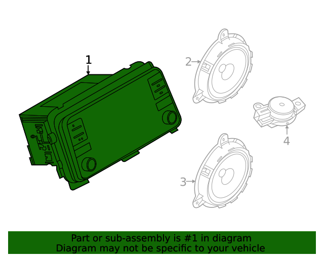 2591A-5RL1D - Display System 2018-2022 Nissan | Nissan Parts ...