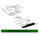 Mercedes-Benz OEM Under Cover Part# 253-680-72-05 | OEM Vehicle Parts
