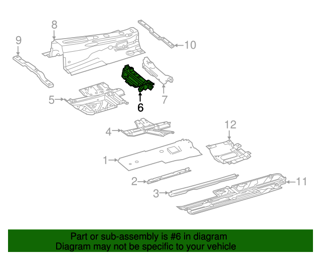 253-610-18-01 - Seat Cross-Member 2016-2020 Mercedes-Benz | Mercedes ...