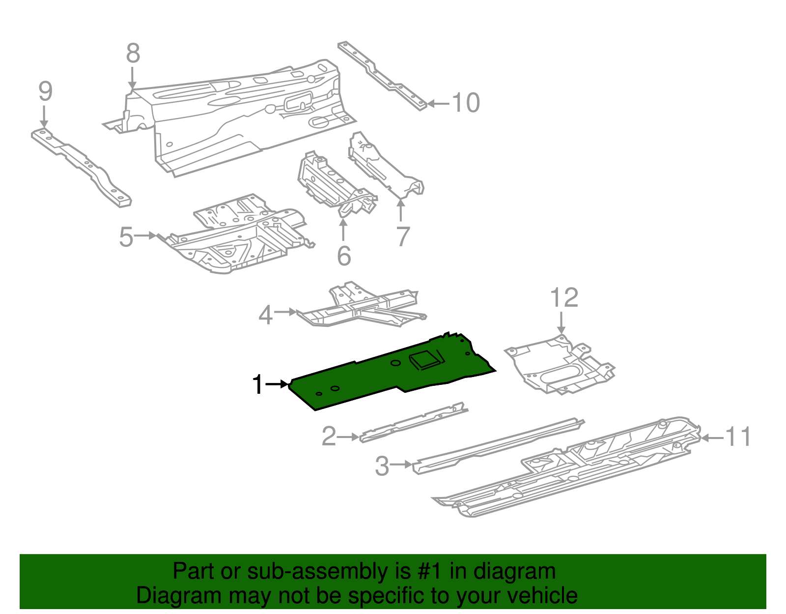 2022-2025 Mercedes-Benz Floor Pan 206-610-15-02 | Retail Performance ...