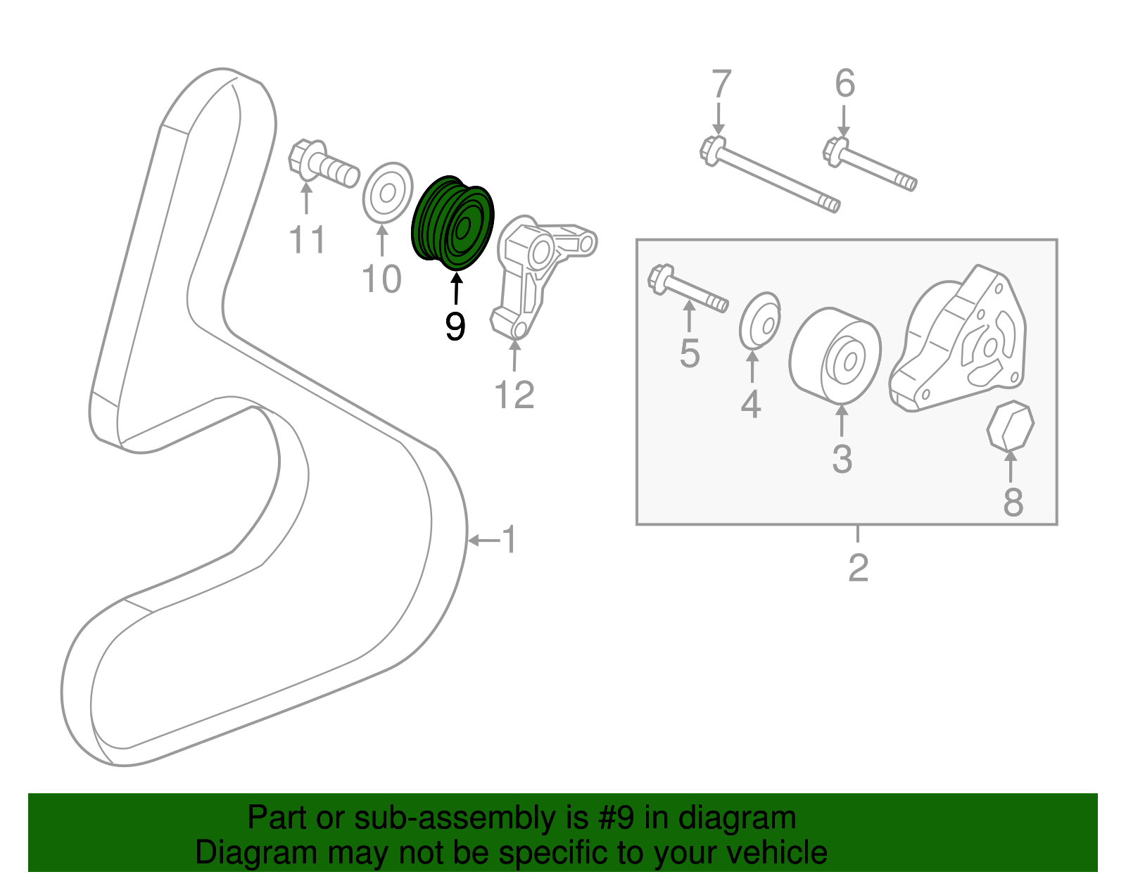 31190-RX0-A02 - High-Quality Accessory Drive Belt Idler Pulley for 2012 ...