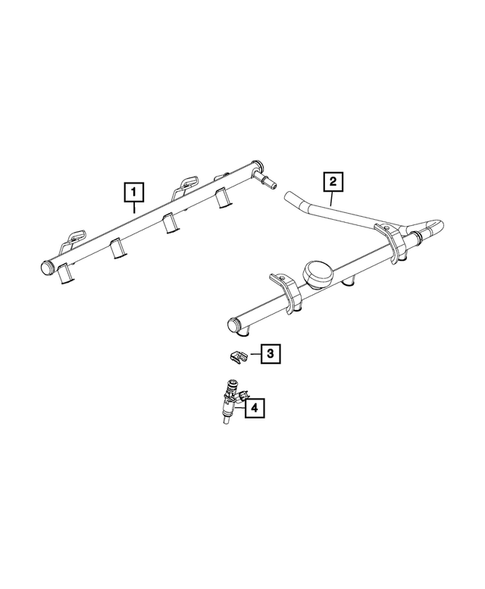 Fuel Rail and Injectors for 2016 Dodge Charger | EastcoastMoparts