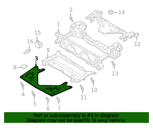 2017-2022 Porsche Panamera Front Reinforced 971-407-129-P | OEM Parts ...