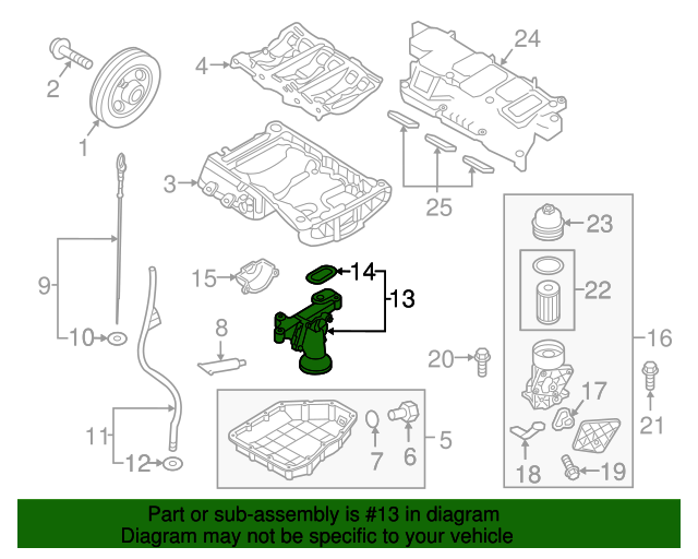 21310-3LAA0 - Oil Pump 2017-2022 Kia | Kia.Parts Store