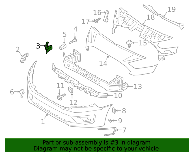2019-2023 Ford Transit Connect End Cover - Passenger Side (RH) KT1Z ...
