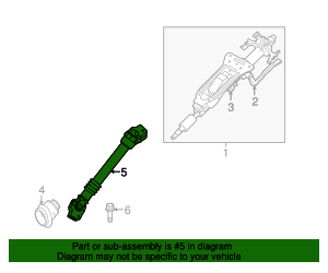 32306769157 - 2006-2015 BMW Steering Shaft Universal Joint (32-30-6-769 ...