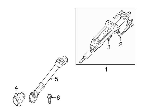32306769157 - 2006-2015 BMW Steering Shaft Universal Joint (32-30-6-769 ...