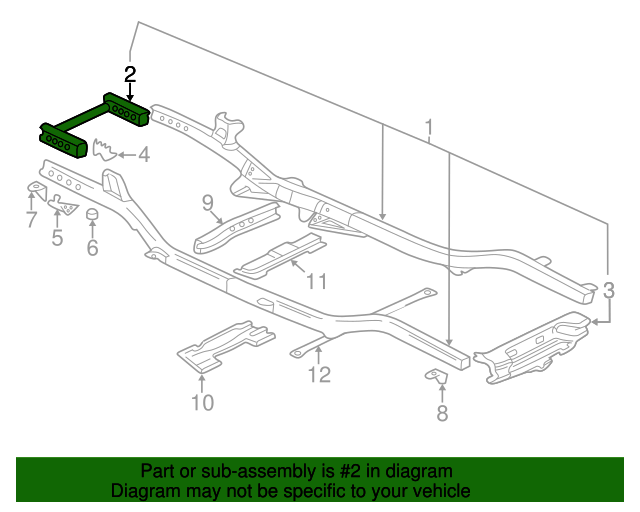 2002-2009 GM Radiator Support Bracket 12478035 | TascaParts.com