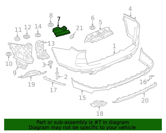 51127487527 - 2019-2022 BMW X7 Center Support (51-12-7-487-527) | BMW ...