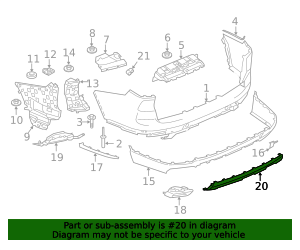 51128081824 - 2019-2024 BMW X7 Lower Cover (51-12-8-081-824) | BMW of ...