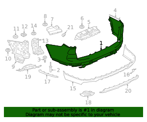 Genuine BMW 51-12-5-A0B-D58 | Bumper Cover | FREE Shipping on Most ...