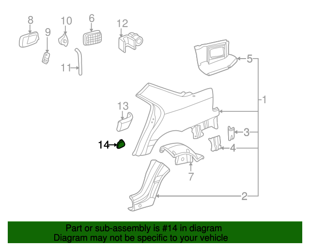 202-690-22-62 - Body Side Molding 1994-2000 Mercedes-Benz | Mercedes ...