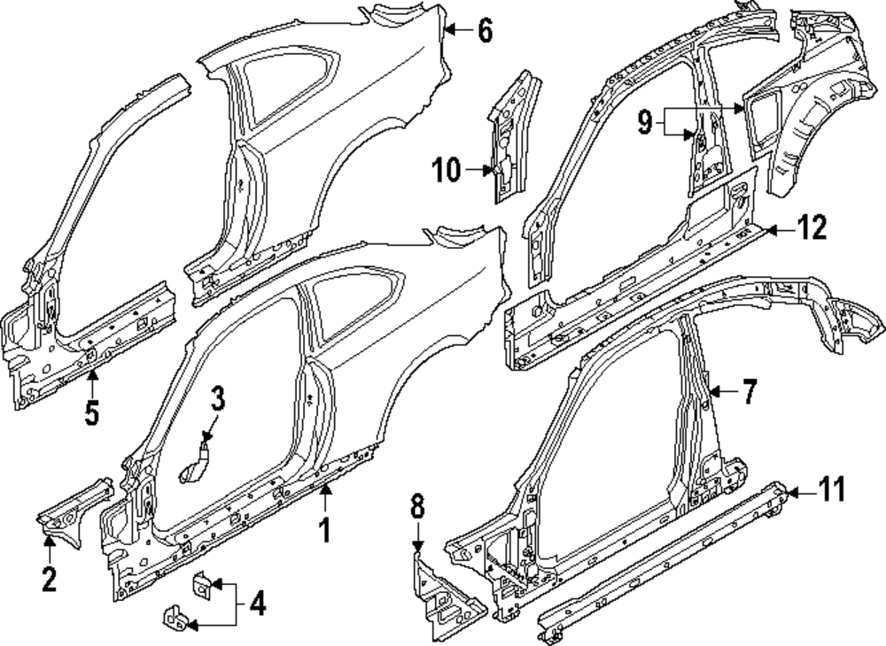 Genuine BMW 41-00-9-622-056 | Inner Uniside | FREE Shipping on Most ...
