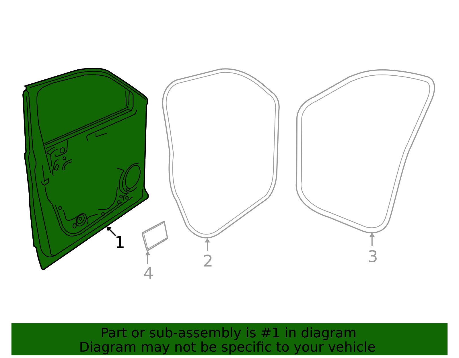 2018-2022 Volkswagen Atlas Door Shell 3CN-831-055-M | VW Direct Parts