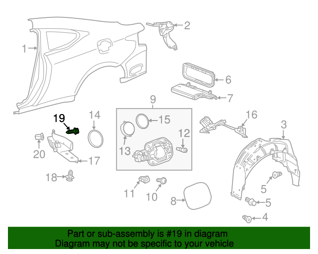 90159-60507 - Plate Screw - 1998-2024 Lexus | My L Parts